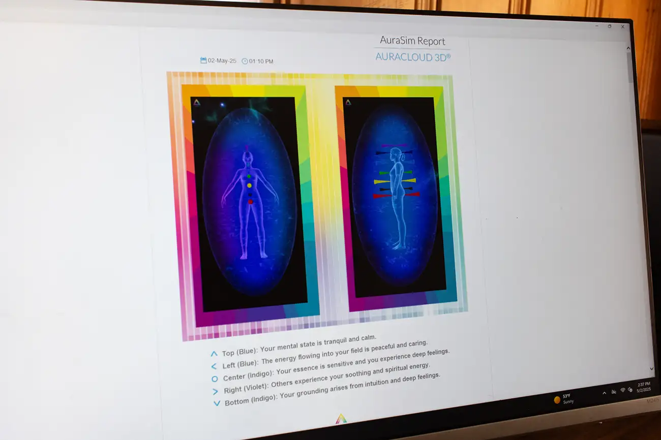 Aura and Chakra Reading Report, Aurathentic, Manitou Springs